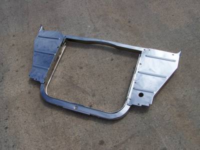 1957 Chevy 6-Cylinder Chrome Radiator Core Support Kit