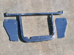 1955-57 Chevy - Radiator Support - GM - 1956 Chevy V8 Chrome Radiator ...